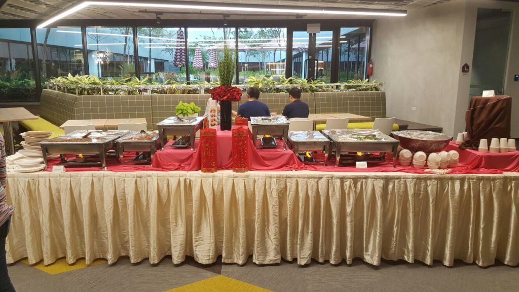 CNY Set up - The Feed | powered by CaterSpot