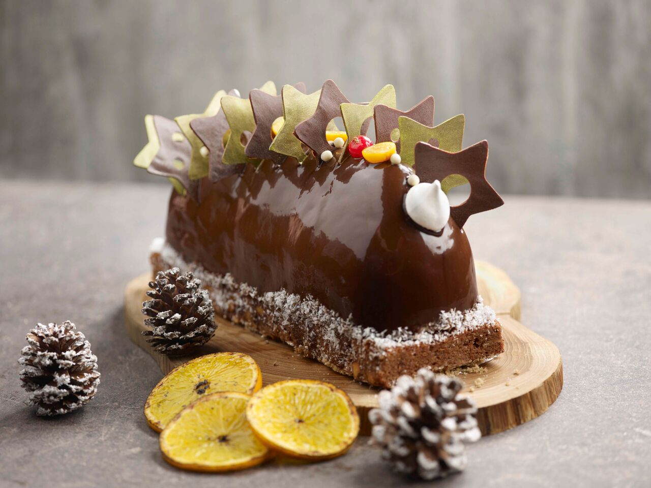 Marche Choc Orange Log Cake_preview - The Feed | powered by CaterSpot